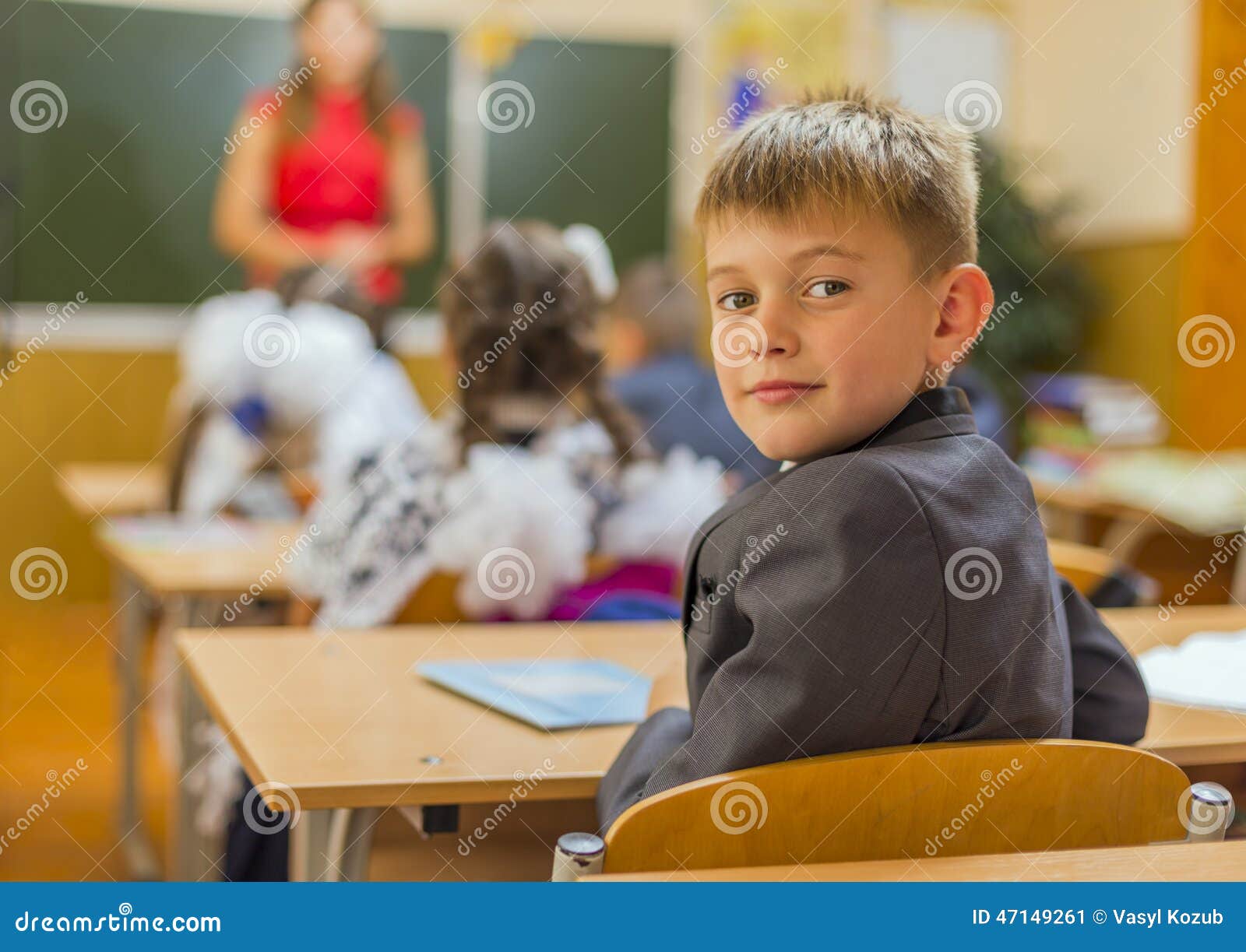 Pupil in the class stock image. Image of schoolroom, group - 47149261