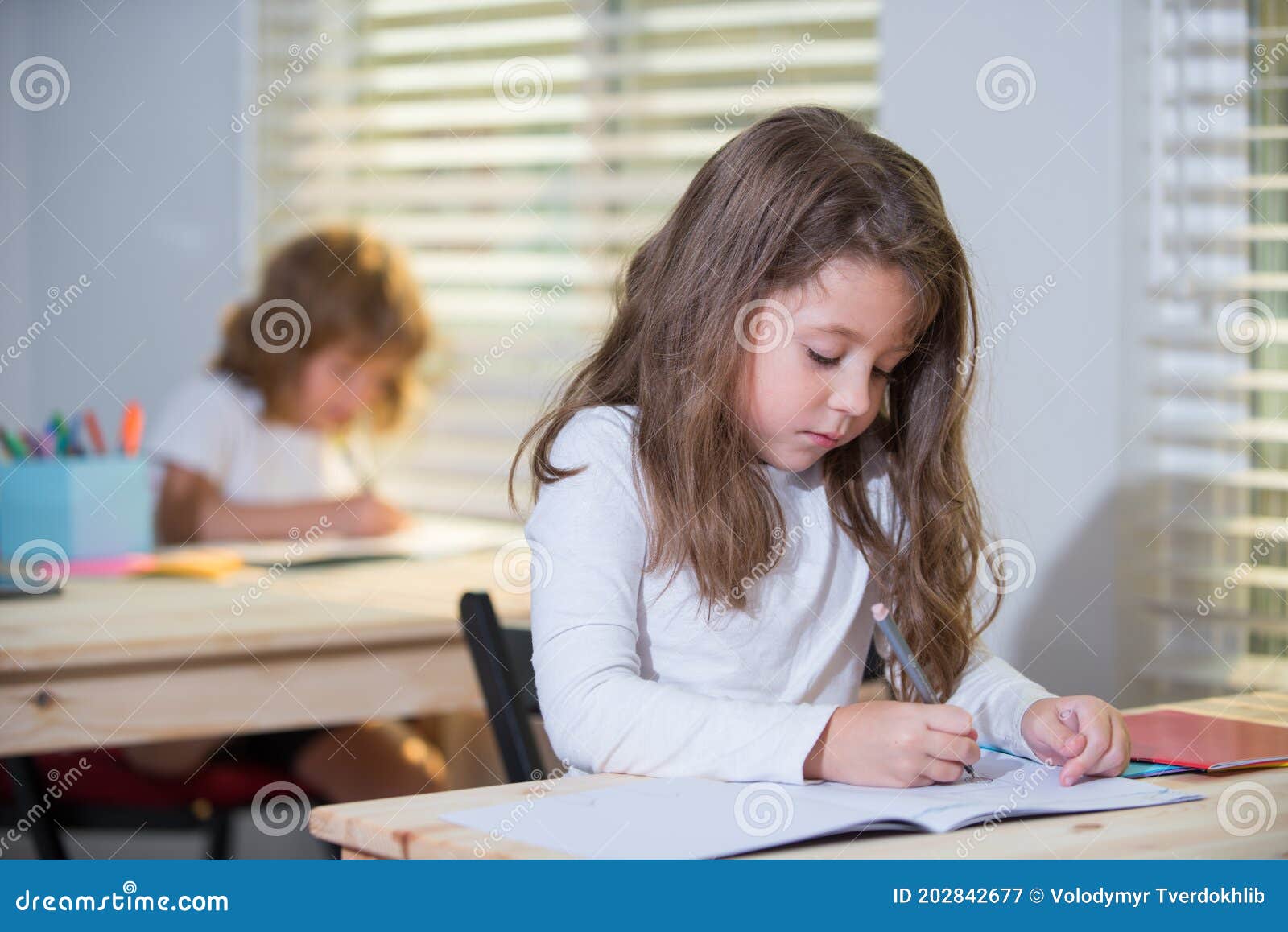 Education, Elementary School, Kids Learning Concept. School Kids With ...