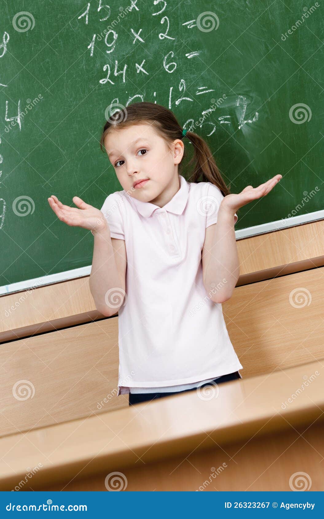 Pupil Doesn T Know the Answer Stock Image - Image of apprentice, indoor ...