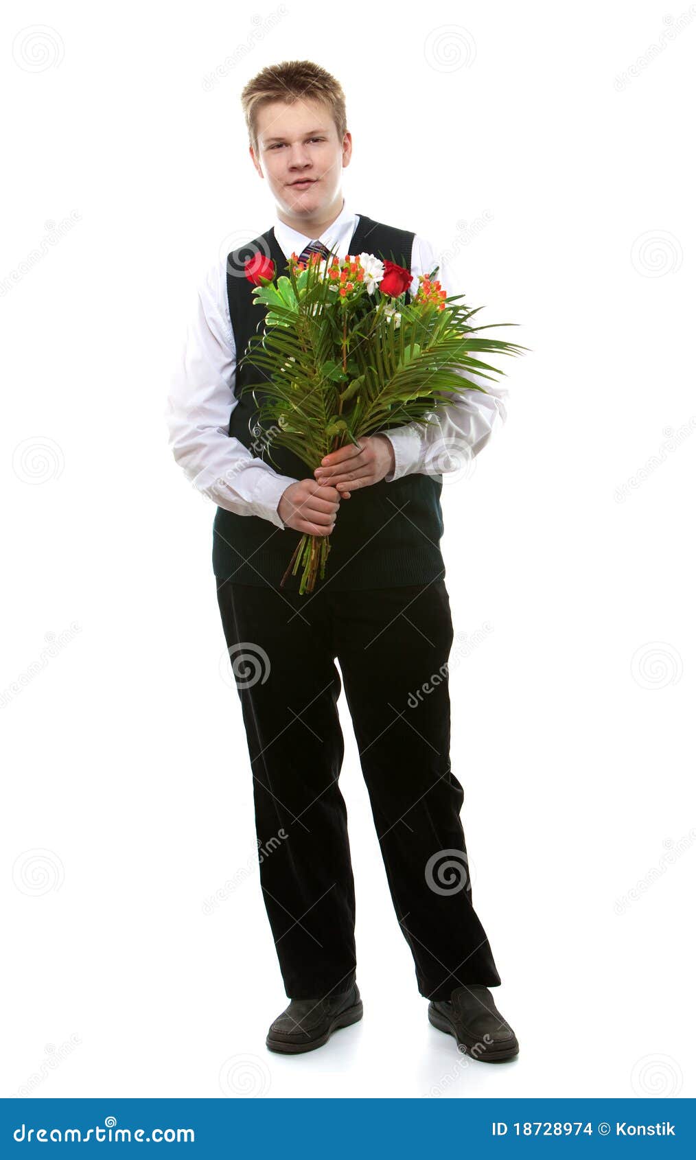 The Pupil of the Senior Classes in School Uniform Stock Photo - Image ...