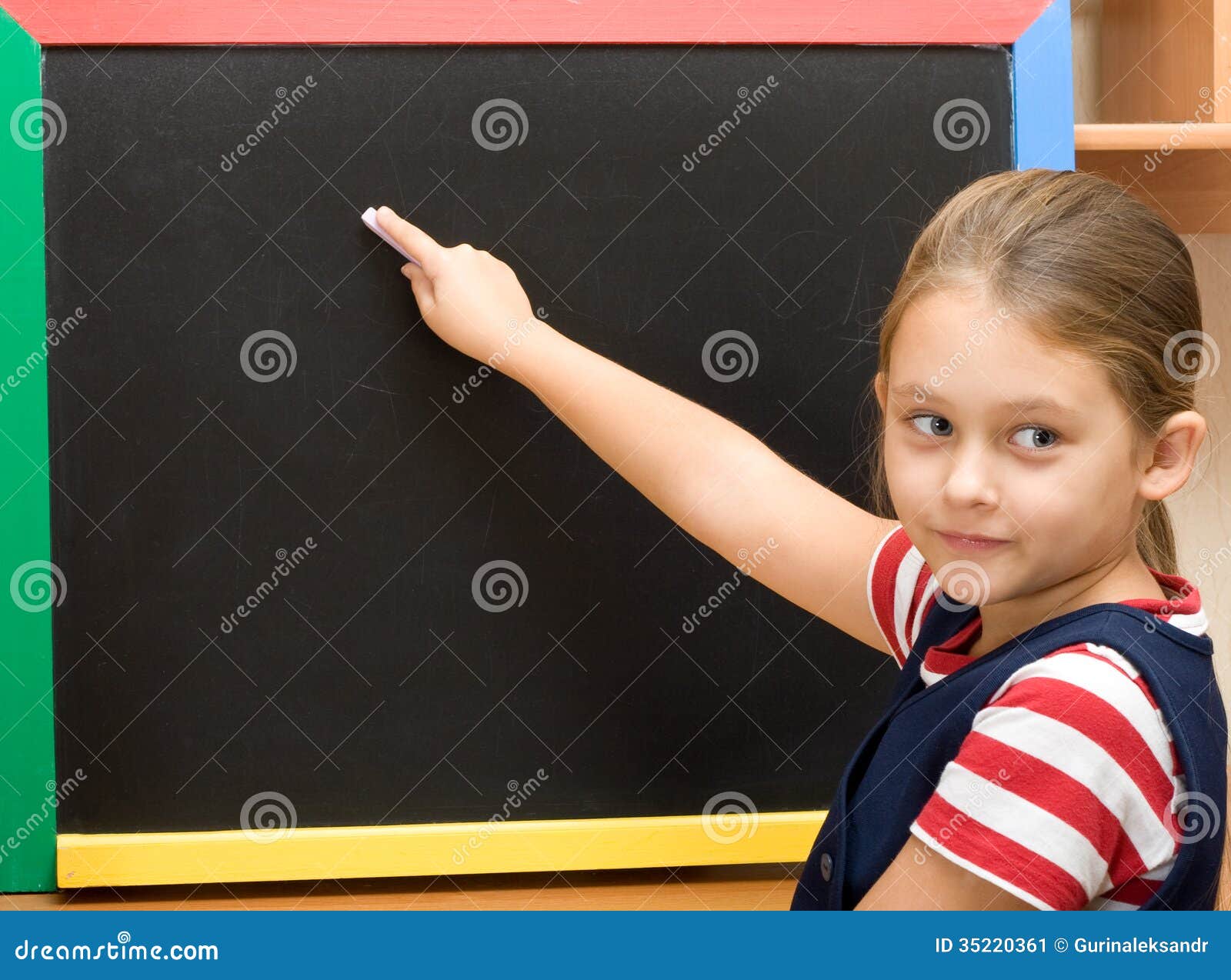 Pupil writes with chalk stock image. Image of occupation - 35220361