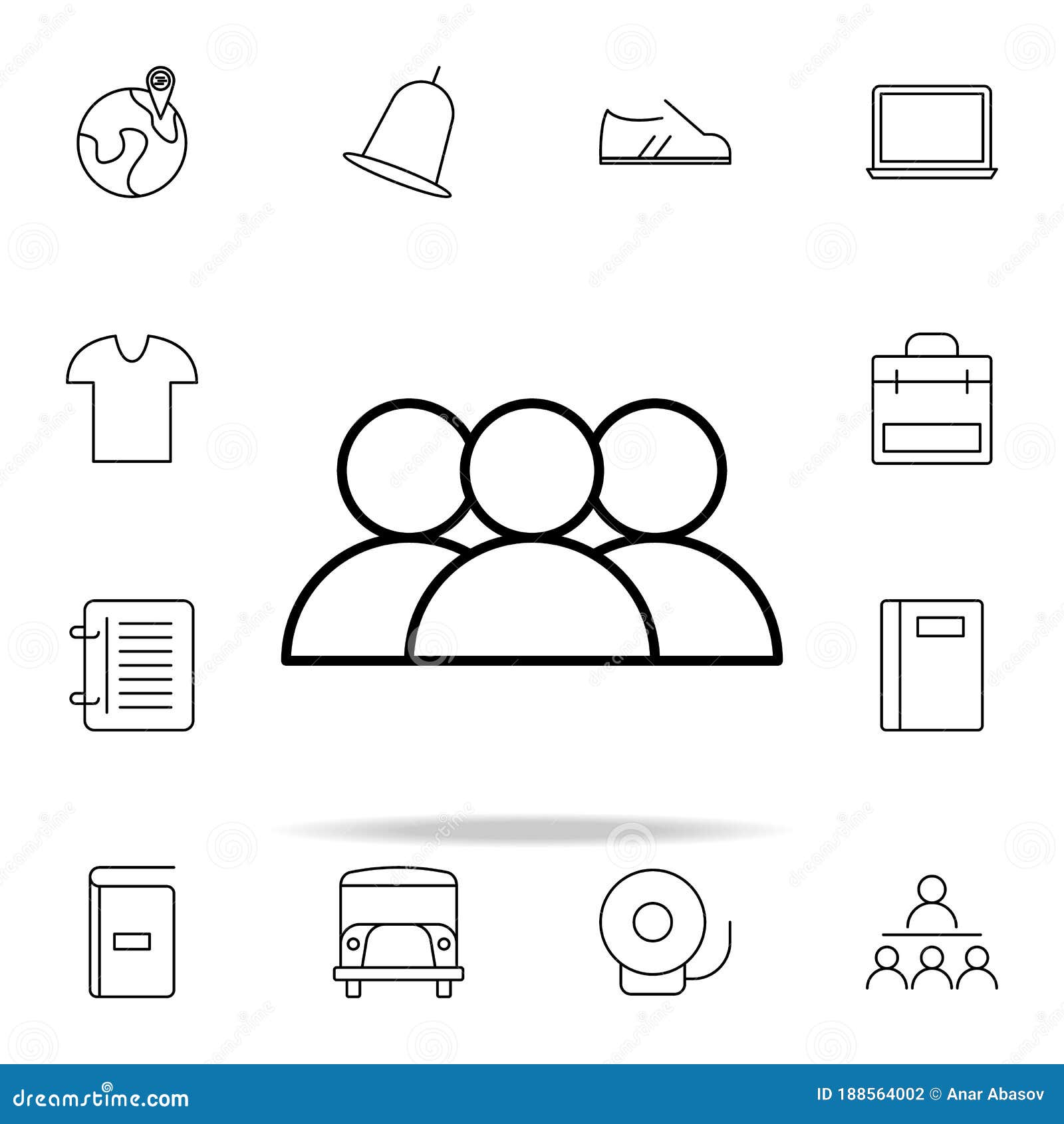 Pupils Class Icon. Element Of School Icon For Mobile Concept And Web ...