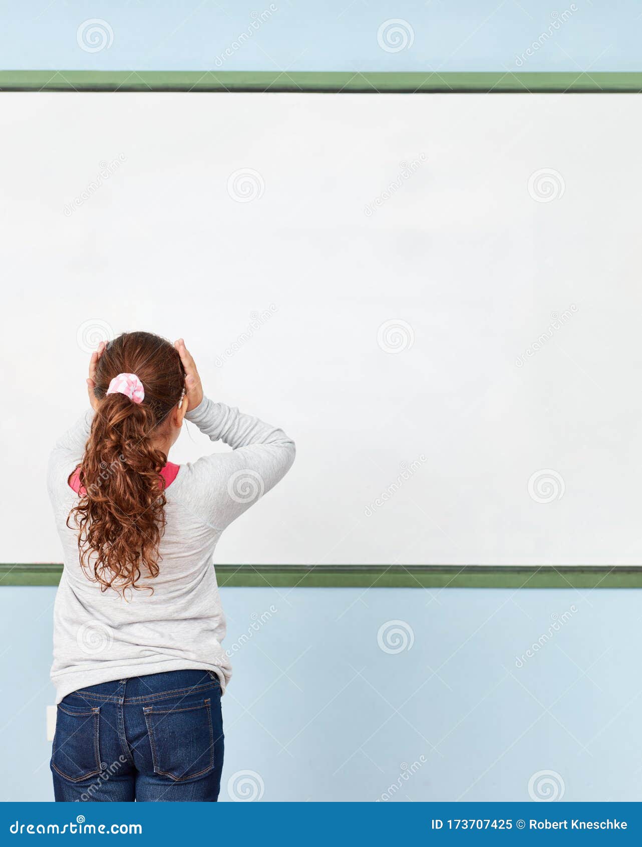 Pupils in a difficult exam stock image. Image of learn - 173707425