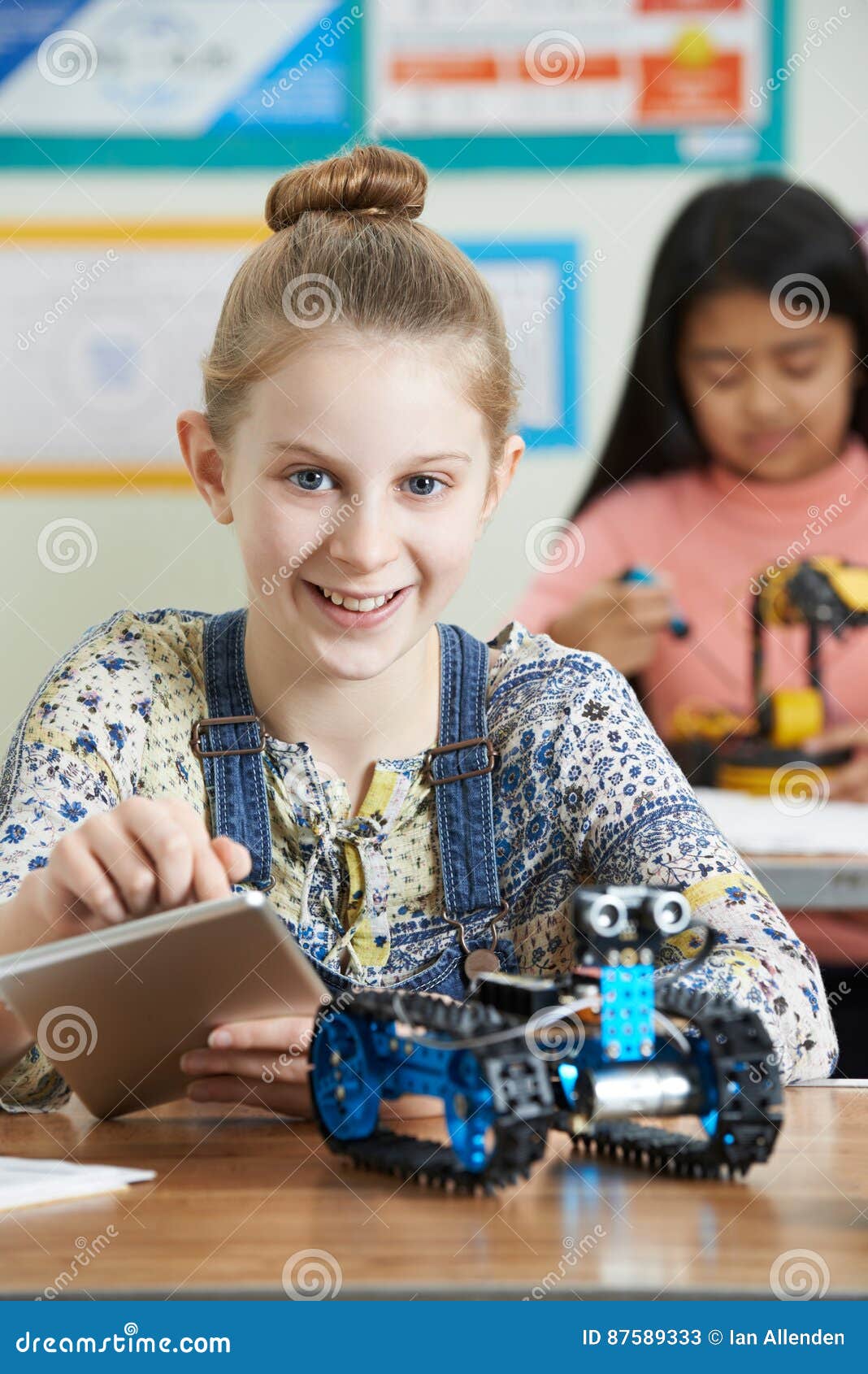 Pupils in Science Lesson Studying Robotics Stock Image - Image of ...