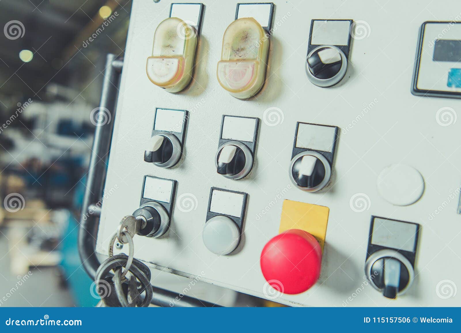 Pupitre De Commande De Machine Photo stock - Image du machine, machines ...