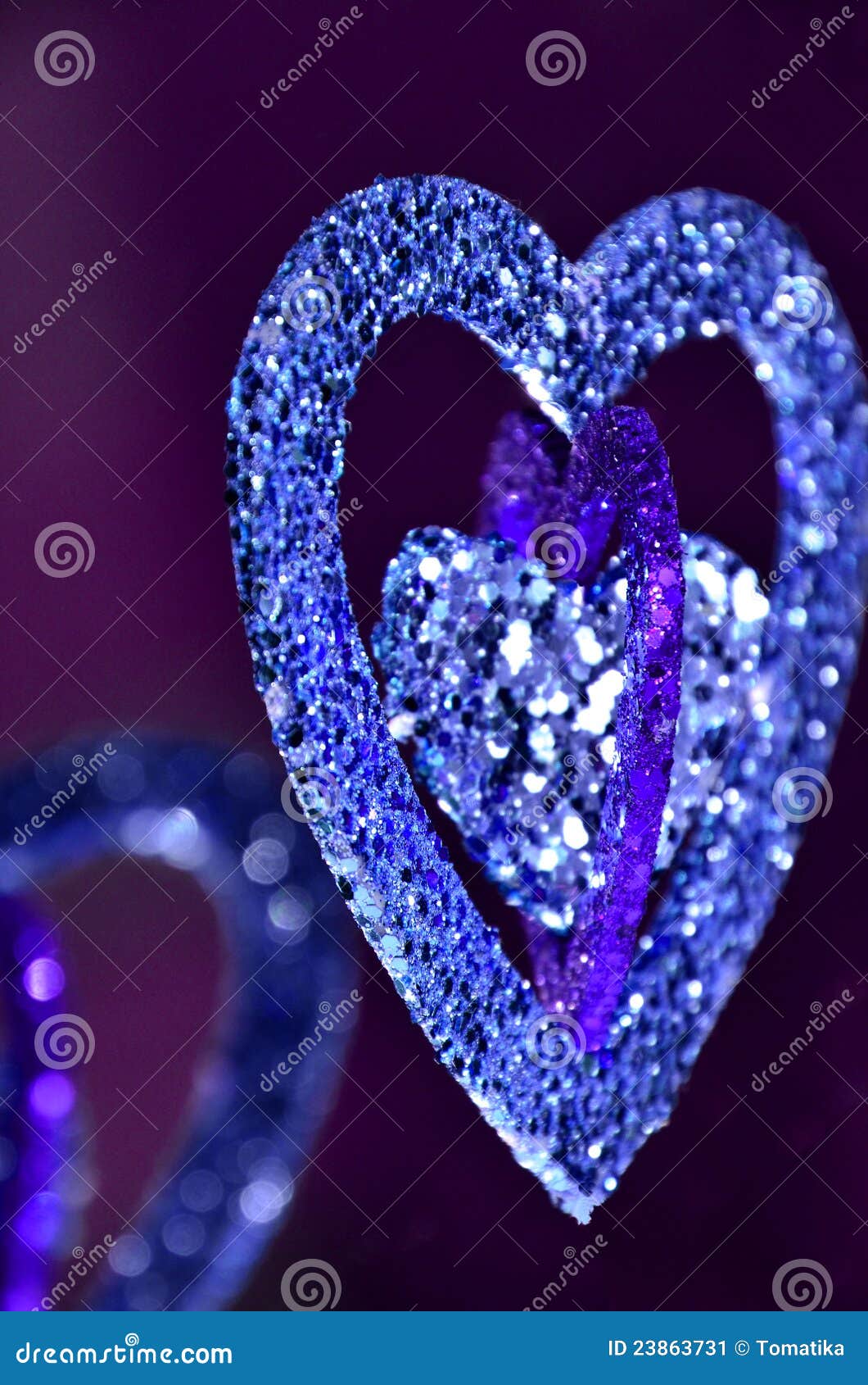 Puple Hearts stock image. Image of banner, couple, happy - 23863731