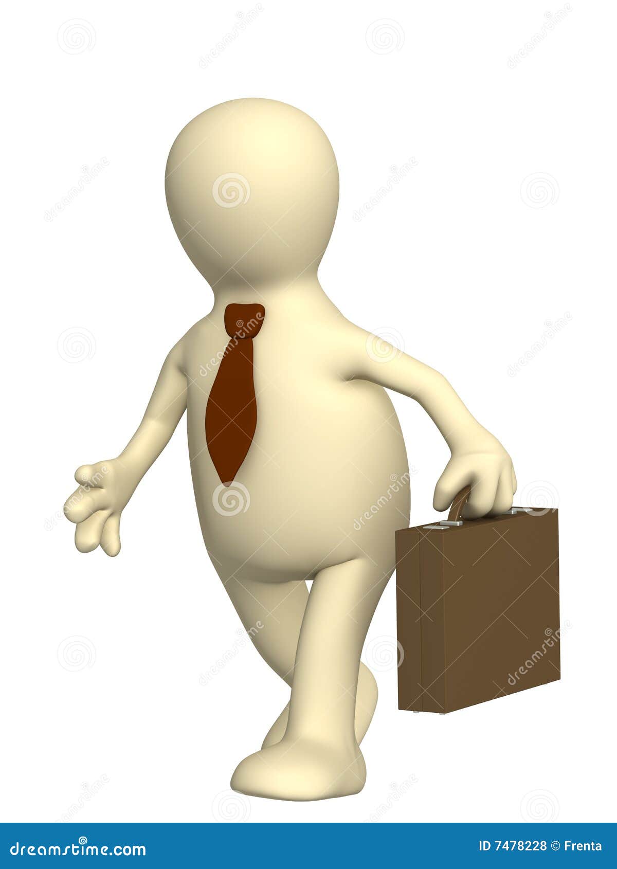 Puppet - businessman stock illustration. Illustration of carry - 7478228
