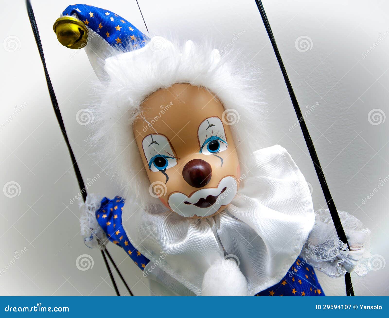 Puppet clown stock image. Image of entertainment, decoration - 29594107