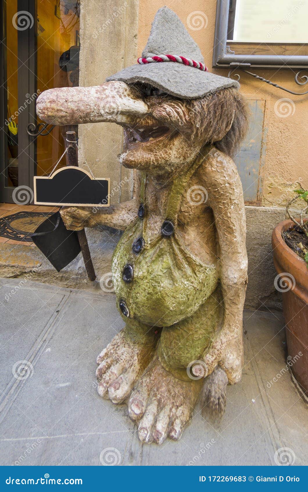 Puppet Depicting a Troll in the Streets of the Town Stock Image - Image ...