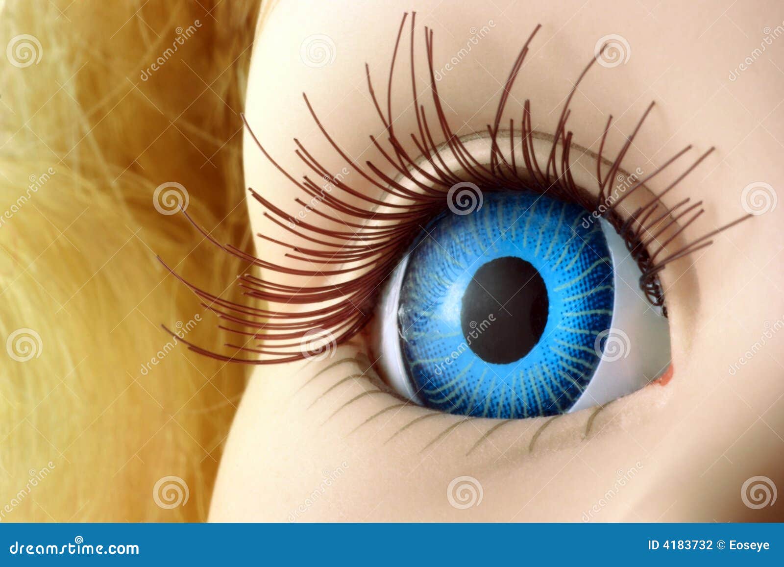 Puppet eye stock photo. Image of pupil, eyelashes, puppet - 4183732