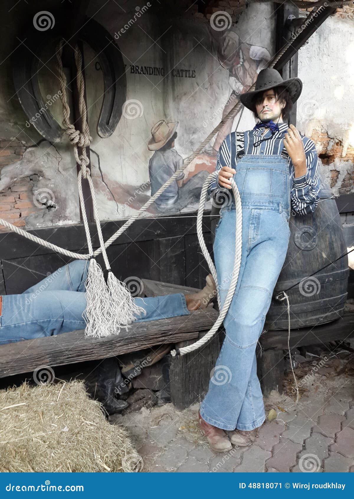 Puppet farmers rope editorial photo. Image of rural, happy - 48818071