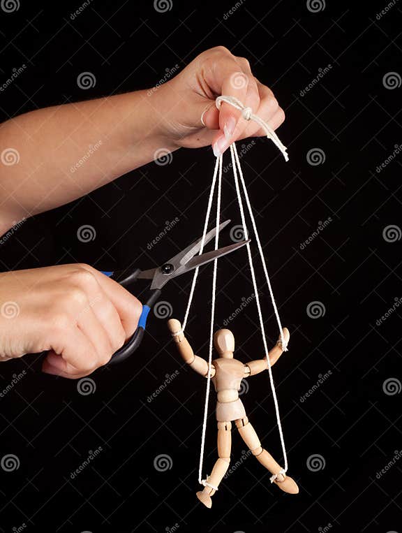 Puppet freedom stock photo. Image of model, object, wood - 18629248