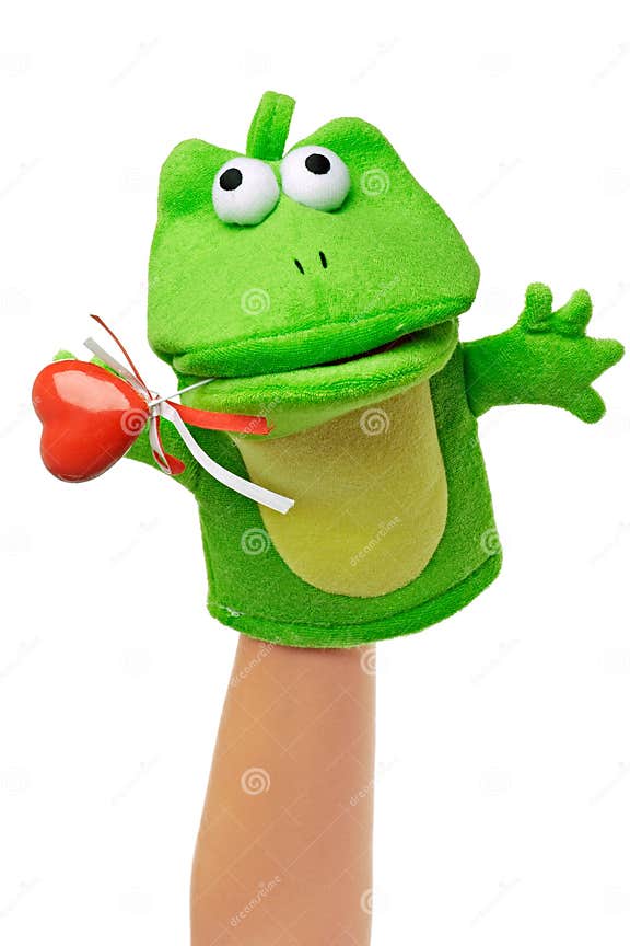 Puppet with heart stock photo. Image of childhood, child - 12665870
