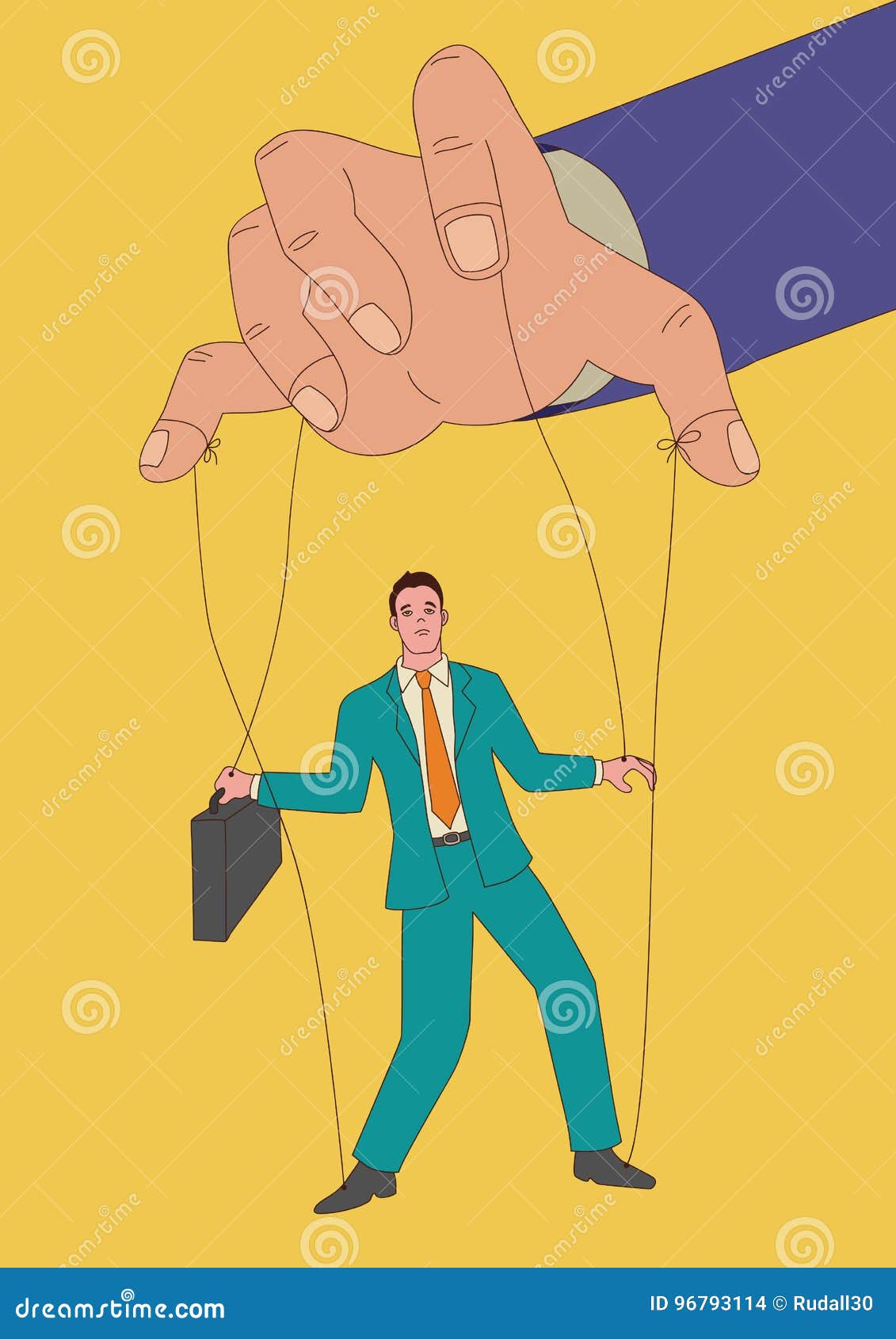 Puppet Master Controlling Social Media Symbol Vector Illustration ... Puppet Master Controlling Social Media Symbol Vector Illustration ...