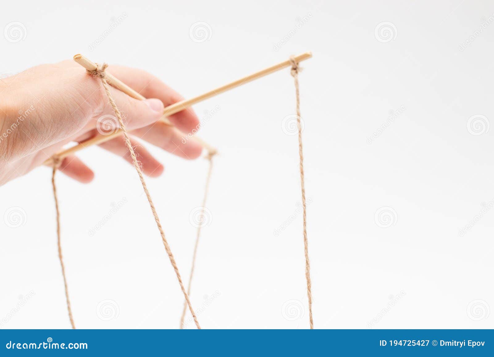 Puppet Master Hand Controlling and Manipulating Stock Image - Image of ...