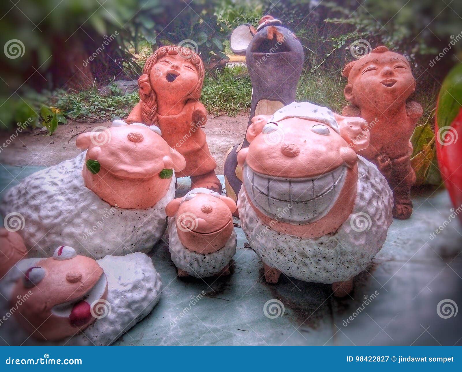 Puppet Model There are Smile Stock Image - Image of friends, group ...