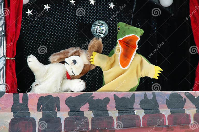 Puppet Show stock photo. Image of dancing, funny, enjoyment - 5211508