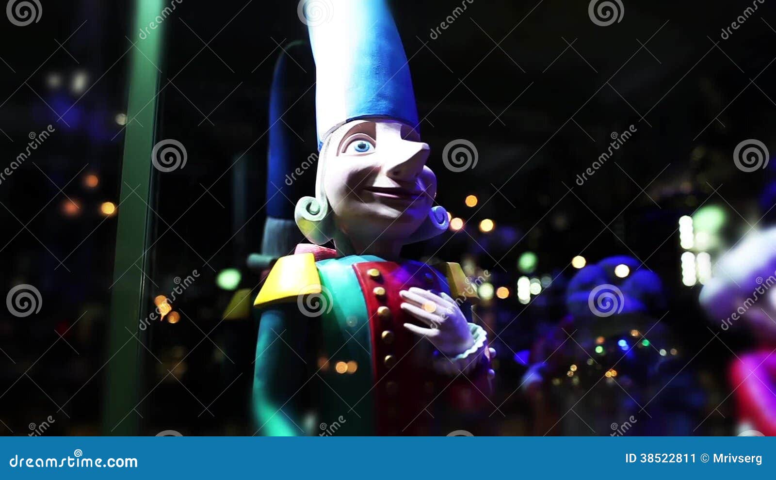 Puppet show stock footage. Video of night, doll, performance - 38522811