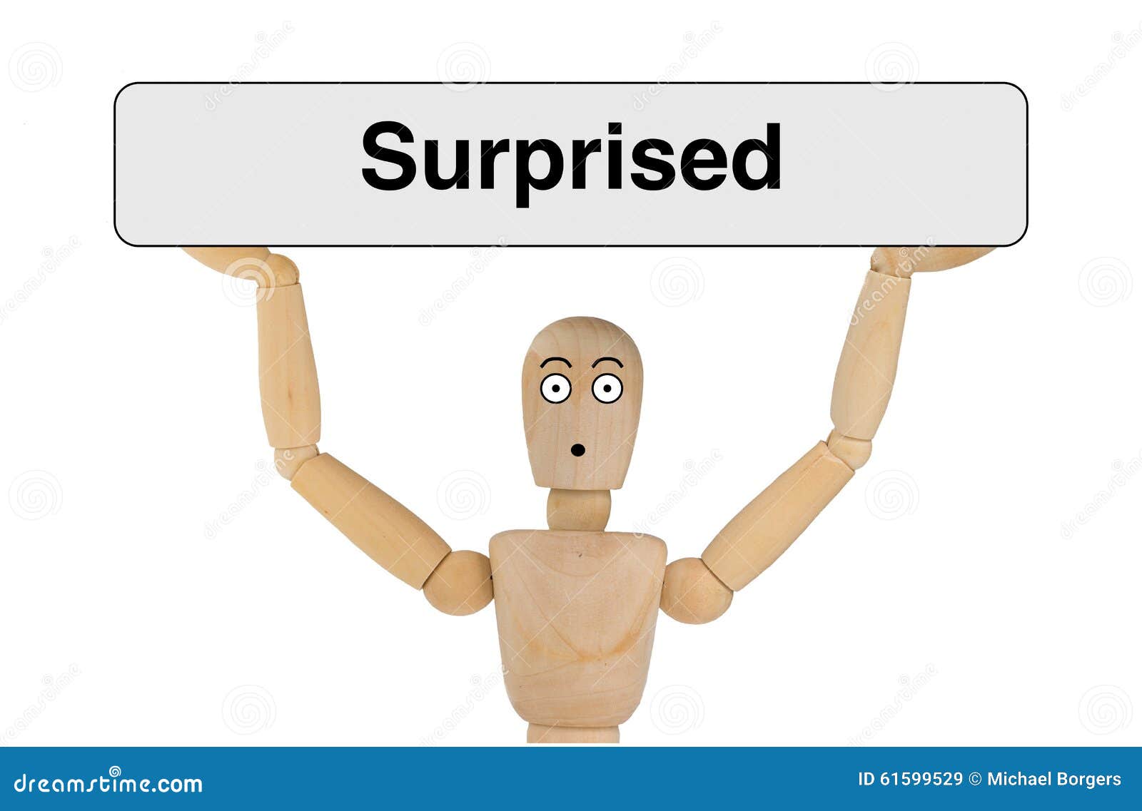 Puppet with surprised face stock image. Image of situation - 61599529