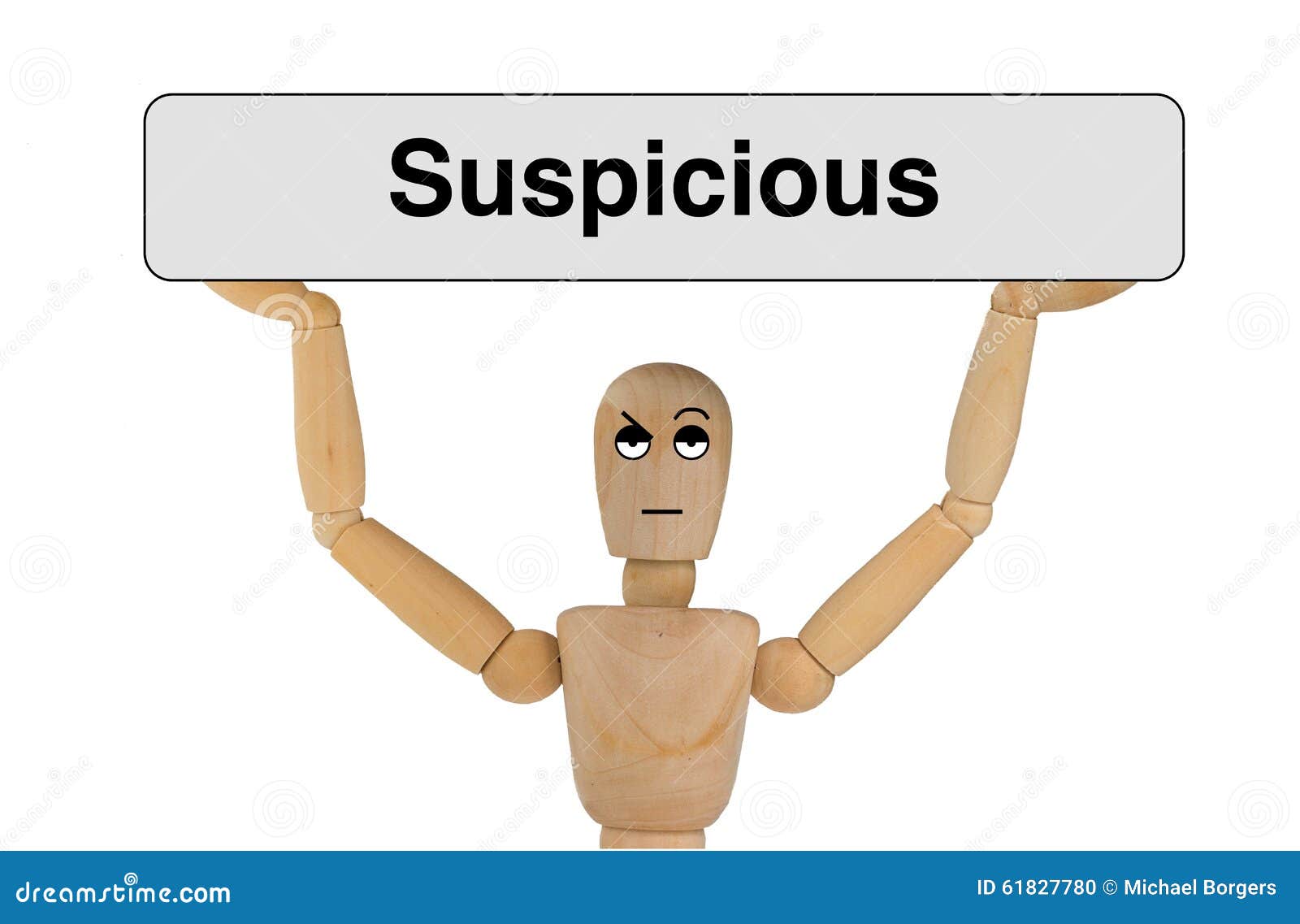 Puppet With Suspicious Face Stock Photo - Image: 61827780