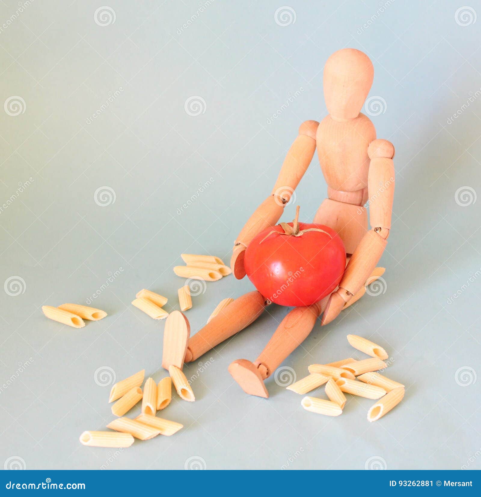 Puppet and tomato stock image. Image of kitchen, cook - 93262881