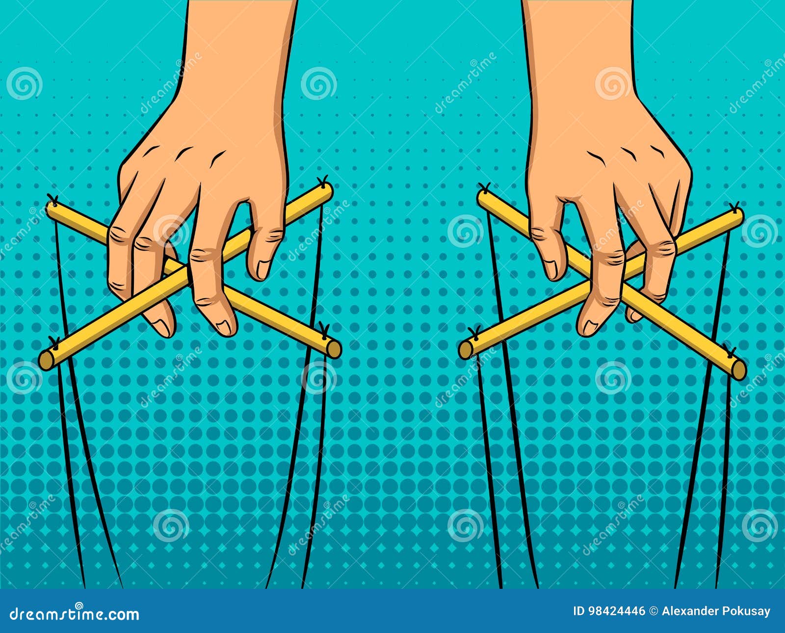Puppeteer Hands Controlling Puppets, Manipulator Concept. Worker Being ... Puppeteer Hands Controlling Puppets, Manipulator Concept. Worker Being ...