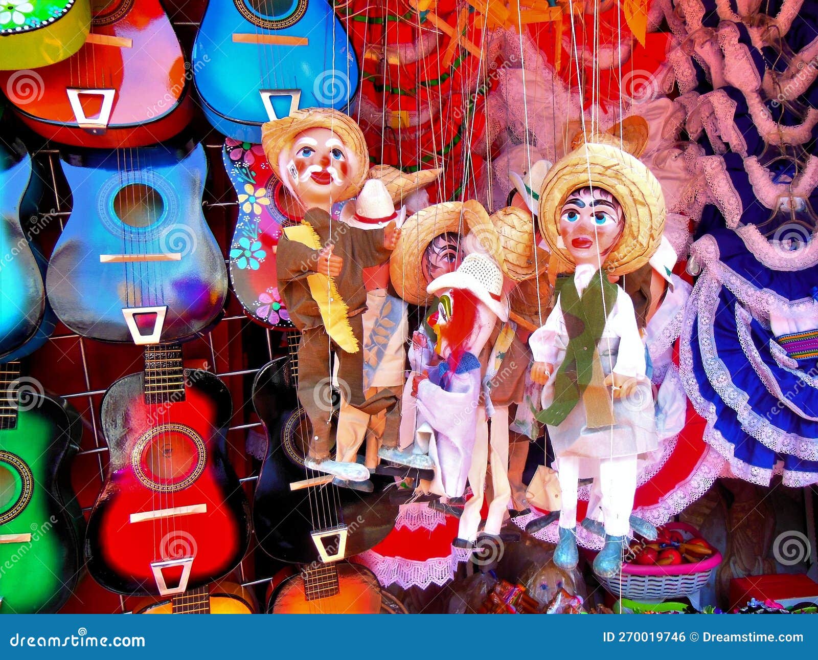 Puppets from Mexico stock photo. Image of fabric, entertainment - 270019746