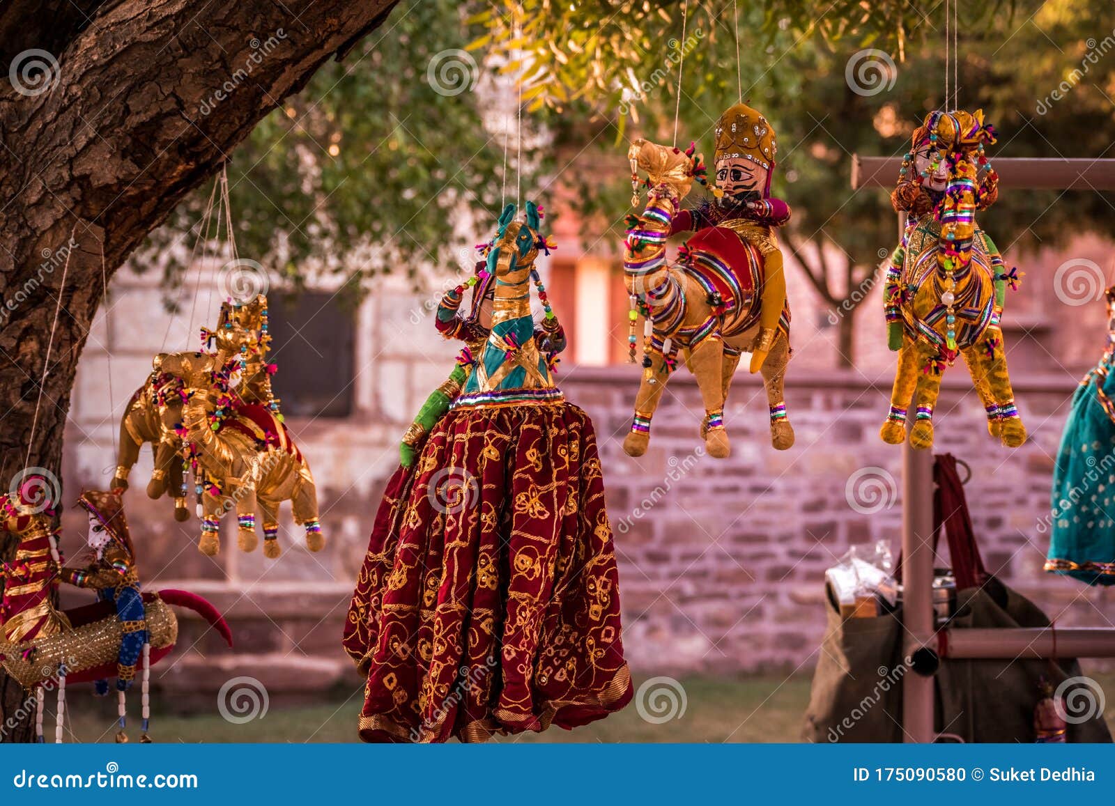 The Puppets of Rajasthan, India Stock Photo - Image of asian, rajasthan ...