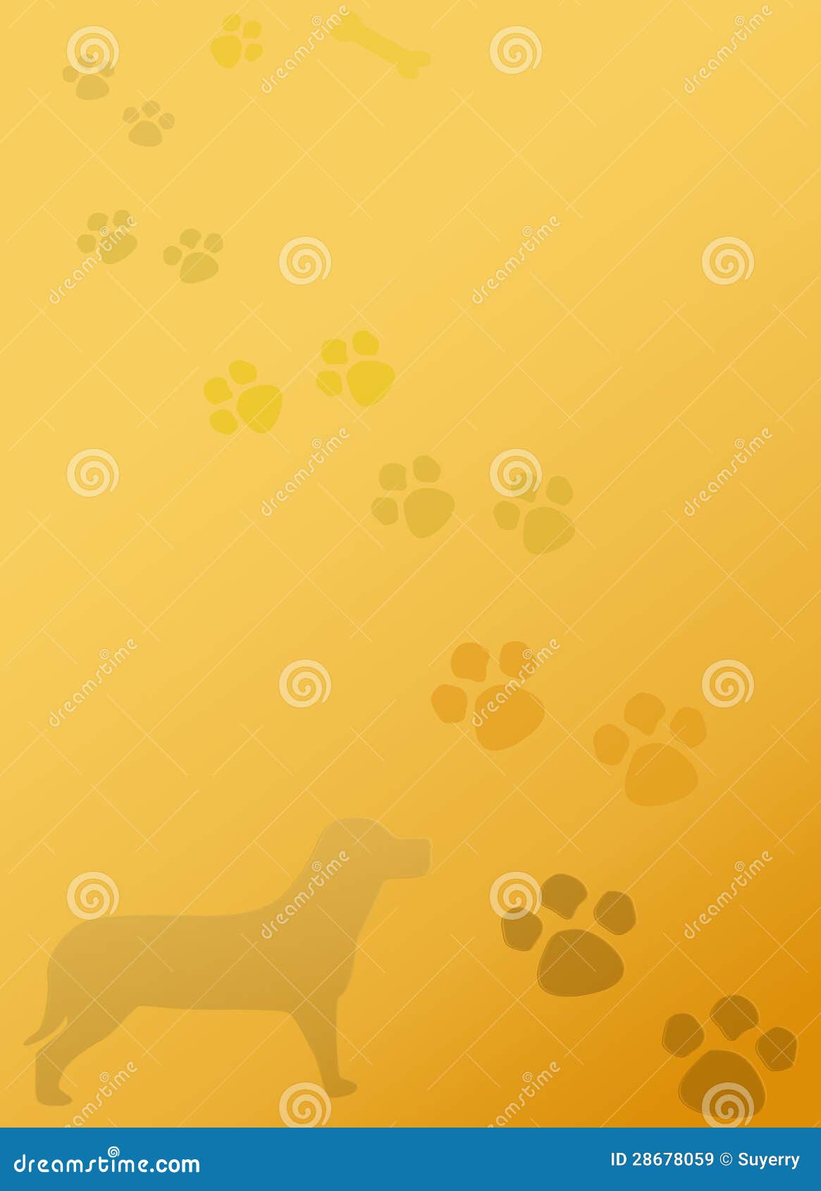 Puppy Dog Paws Stationery Notepad Background Royalty-Free Stock Photo ...