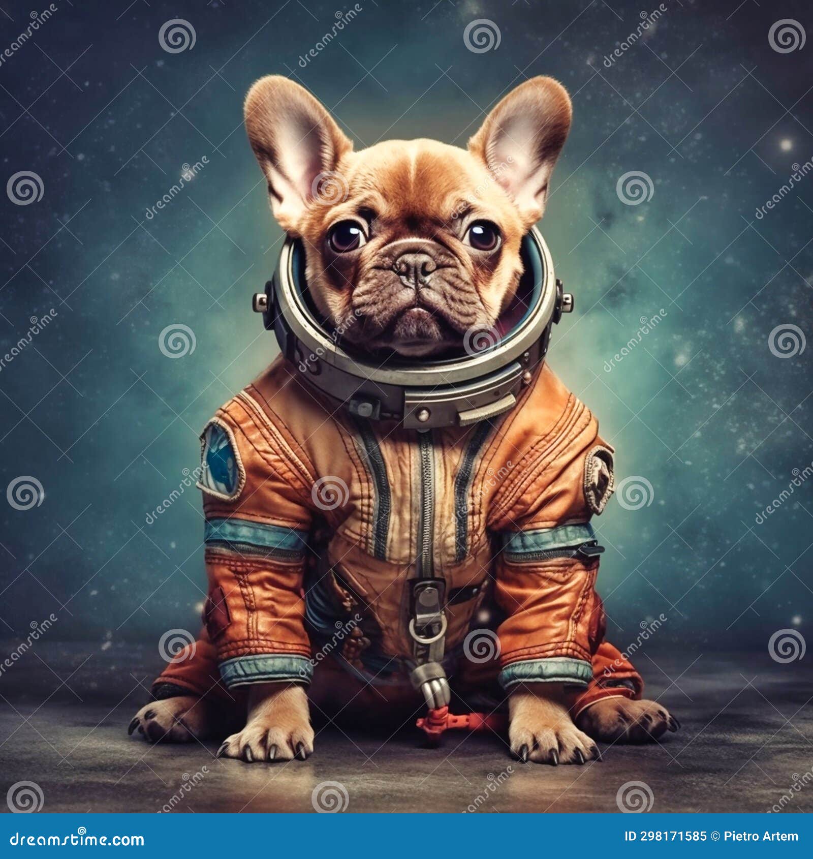 A Puppy Dressed As a Rocket Launcher Stock Image - Image of doggy ...