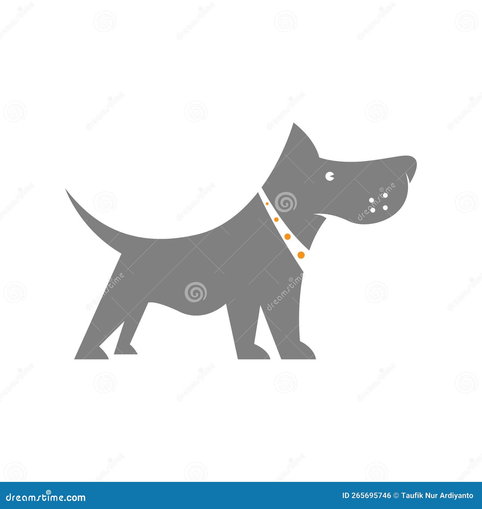 Puppy icon logo design stock illustration. Illustration of cute - 265695746