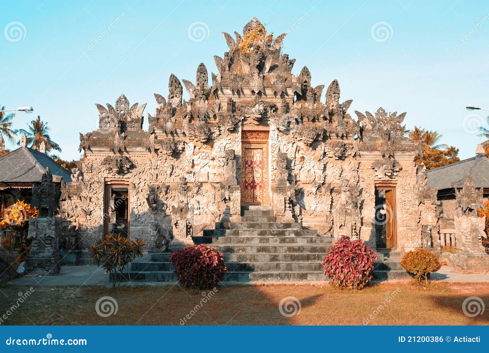 Pura Beji stock photo. Image of fence, apex, landscape - 21200386