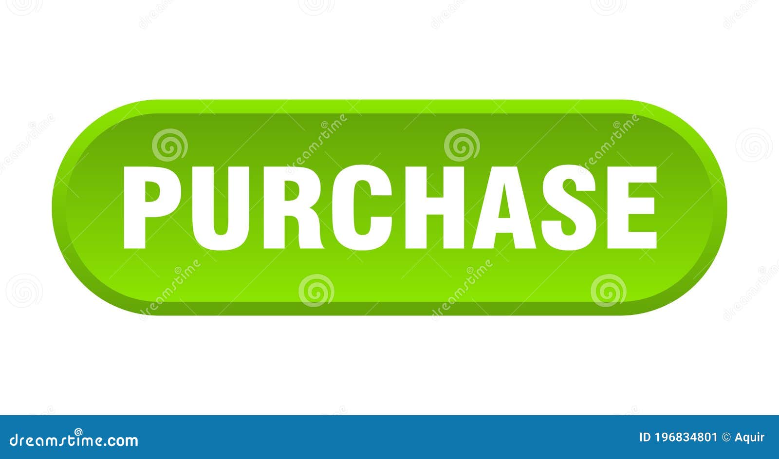 Purchase Button. Rounded Sign on White Background Stock Vector ...