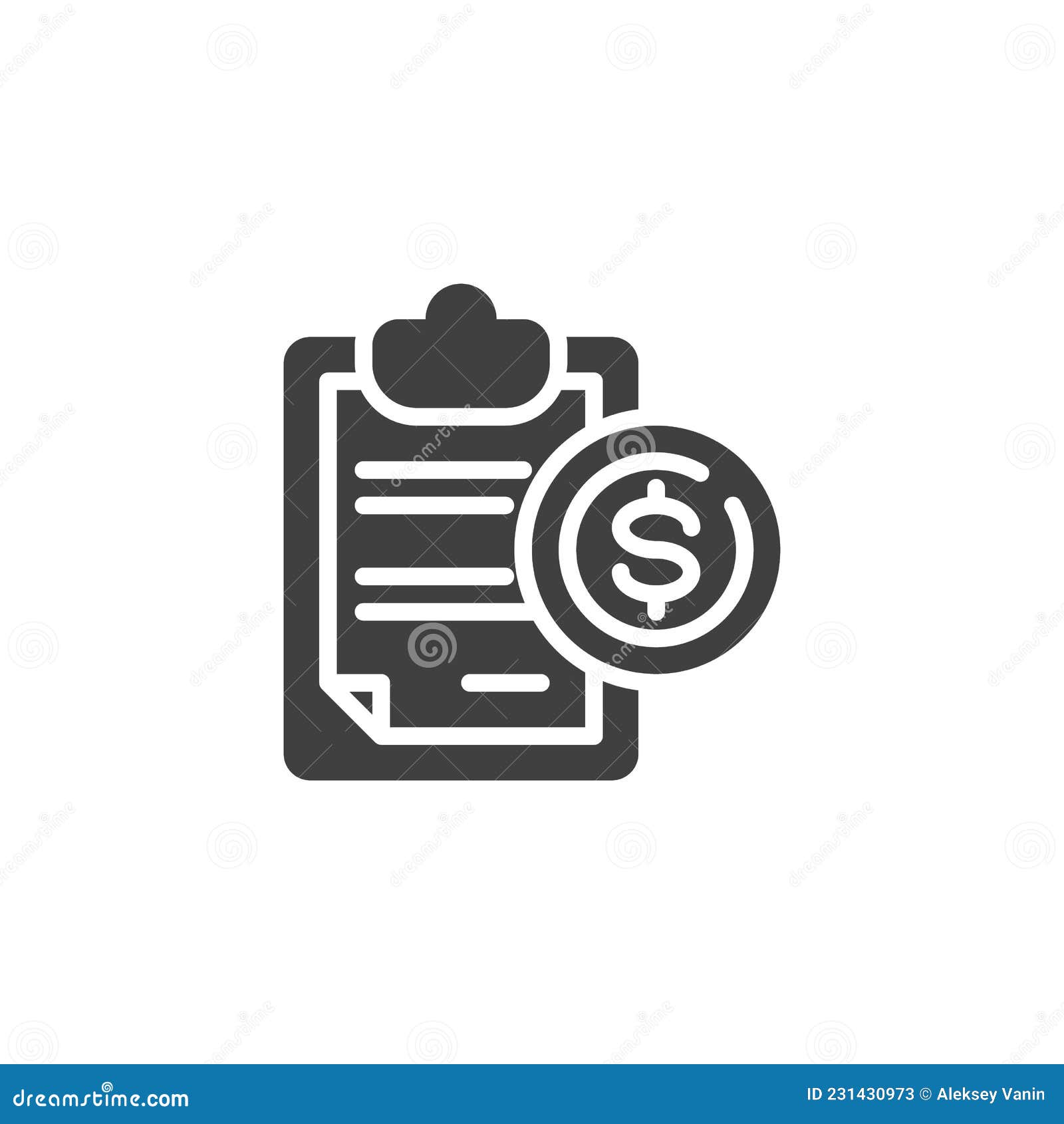 Purchase Order Form Vector Icon Stock Vector - Illustration of payment ...