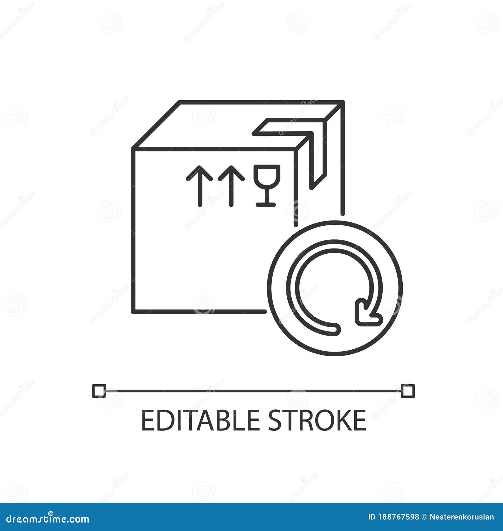 Linear Order Icon From Alcohol Outline Collection. Thin Line Order ...