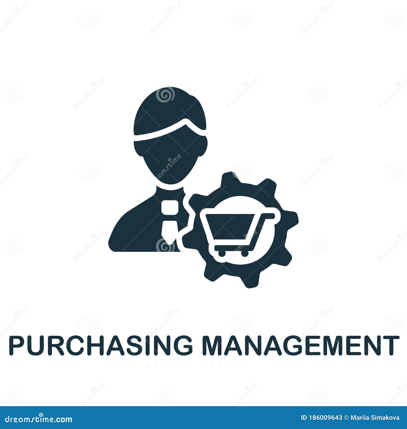 Purchasing Management Icon. Simple Element from Company Management ...