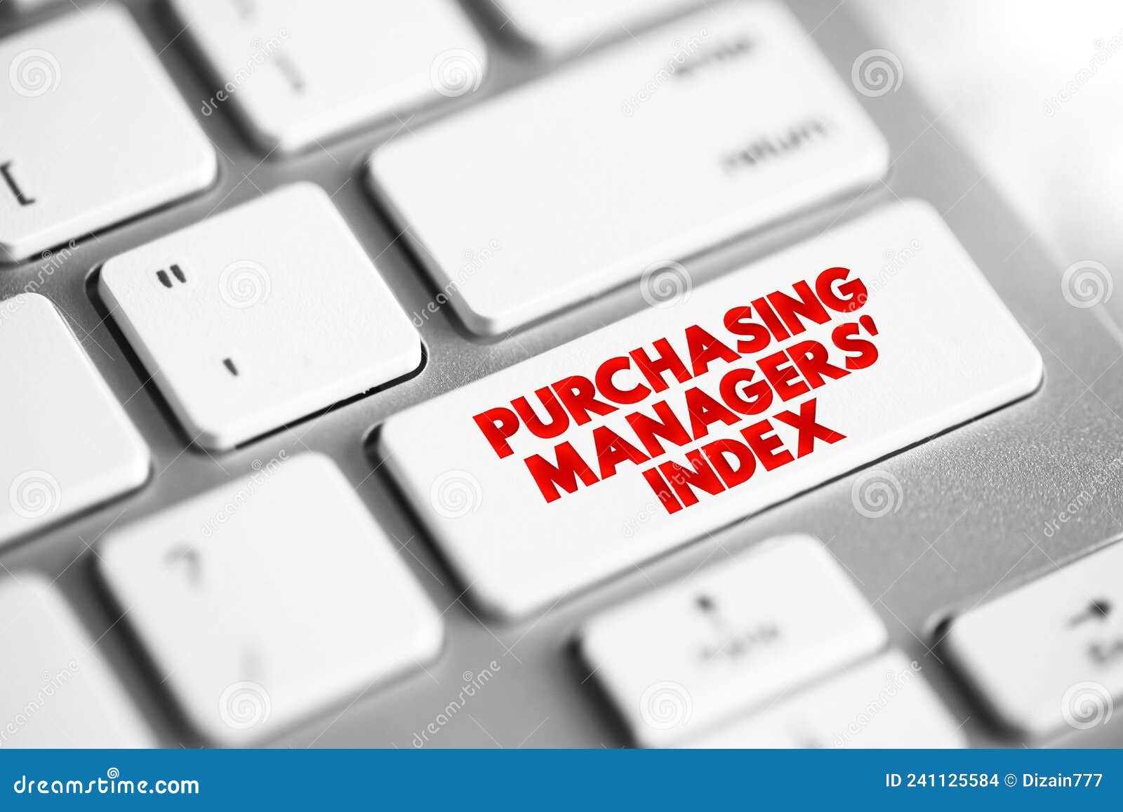 PMI- Purchasing Managers Index Word On Wooden Cubes On Blue Background ...