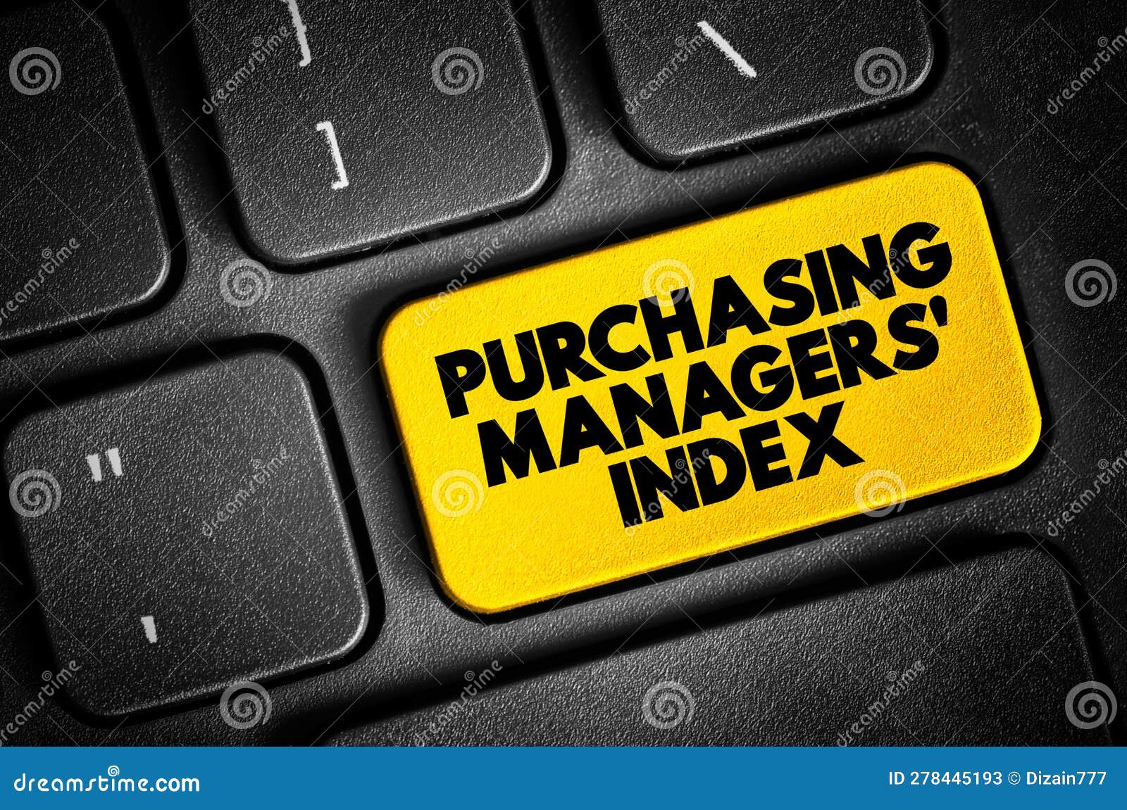 PMI- Purchasing Managers Index Text On Wooden Block On Chart Background ...