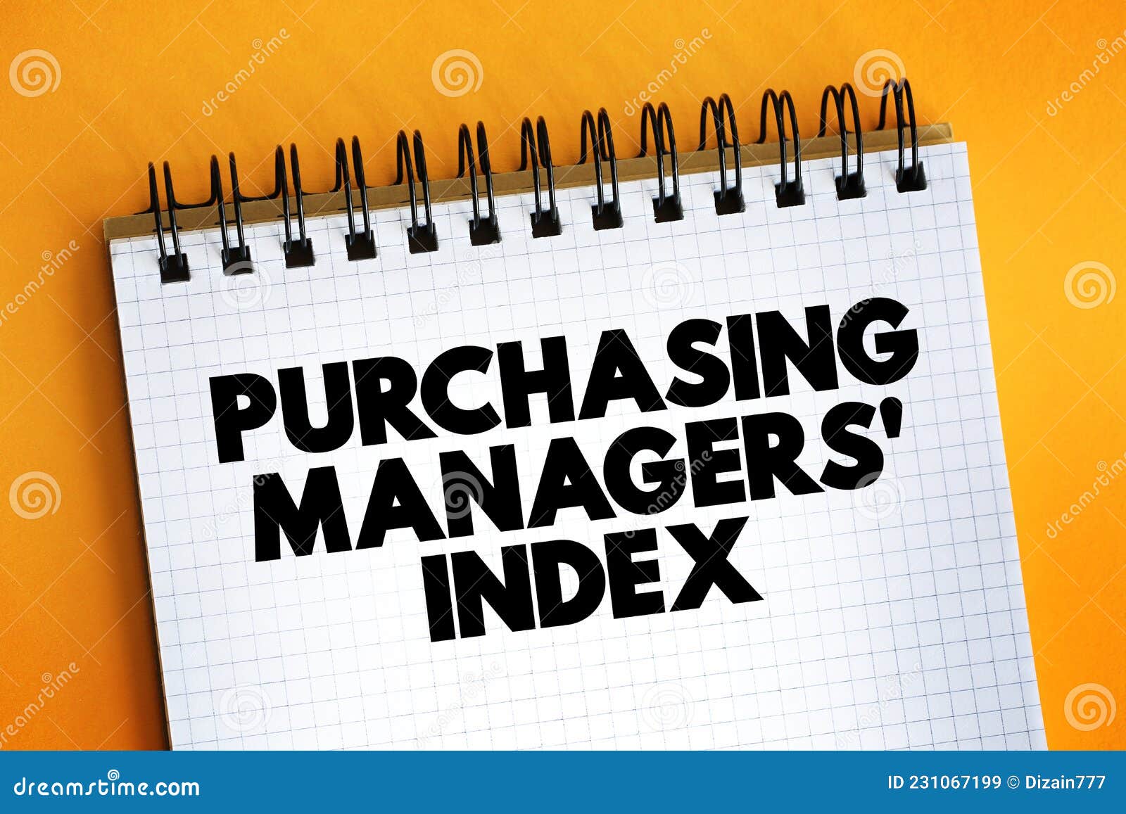 PMI- Purchasing Managers Index Text On Wooden Block On Chart Background ...