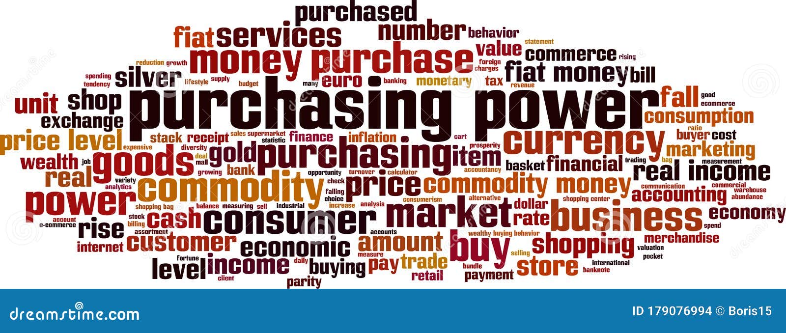 Purchasing Power Word Cloud Stock Vector - Illustration of finance ...