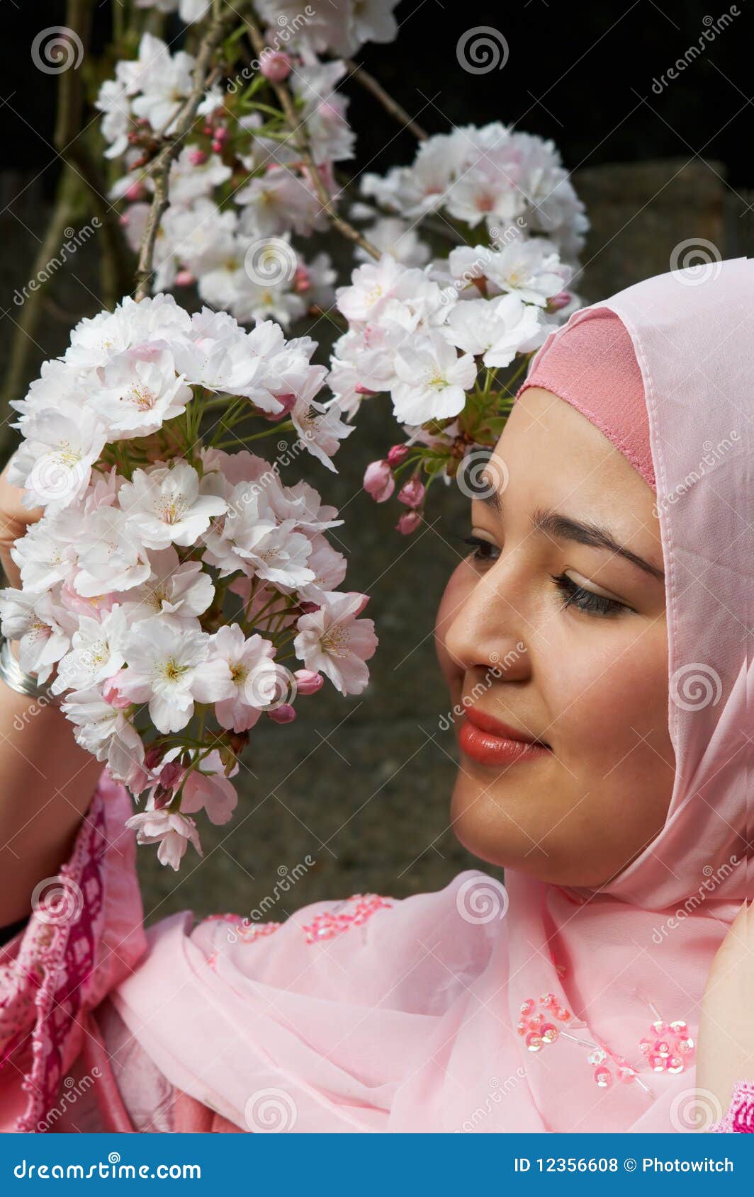 Purdah in springtime stock photo. Image of cultural, arab - 12356608