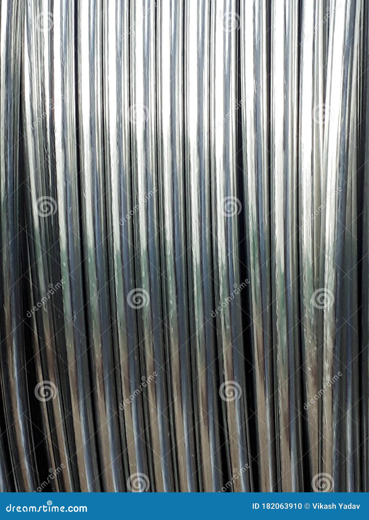 Pure Aluminium Wire Spool for Metlizing Stock Photo - Image of close ...