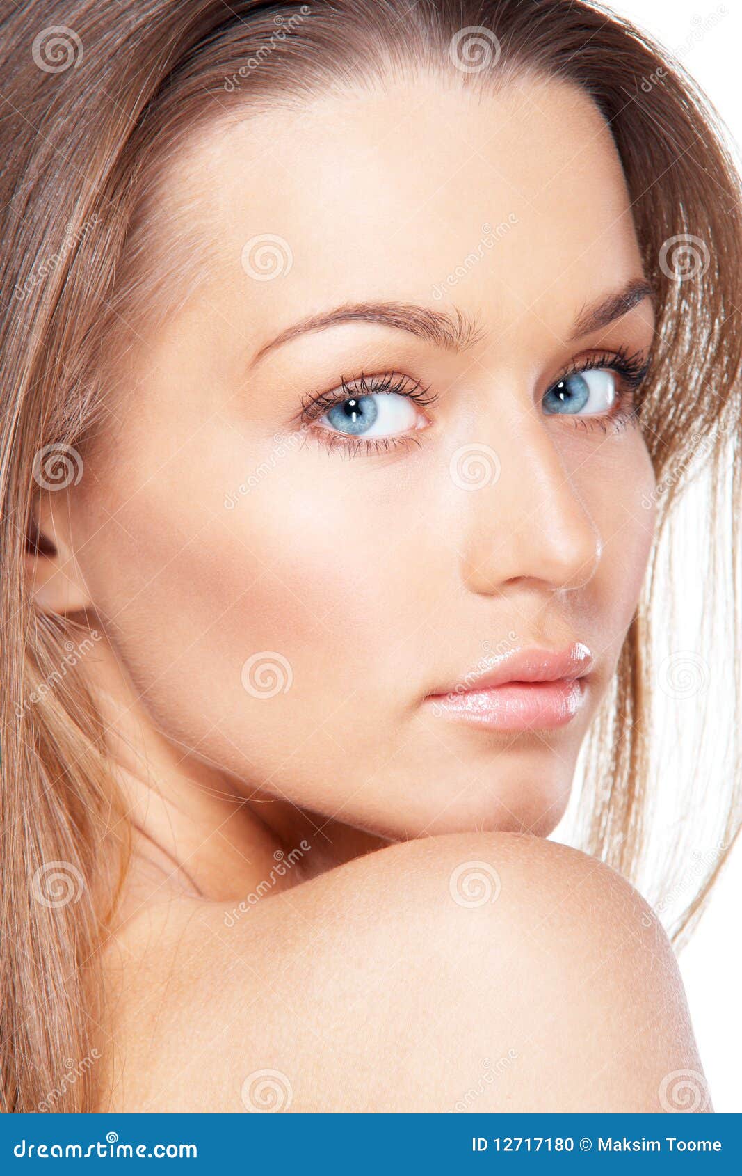 Pure beauty stock photo. Image of adult, eyes, fashion - 12717180