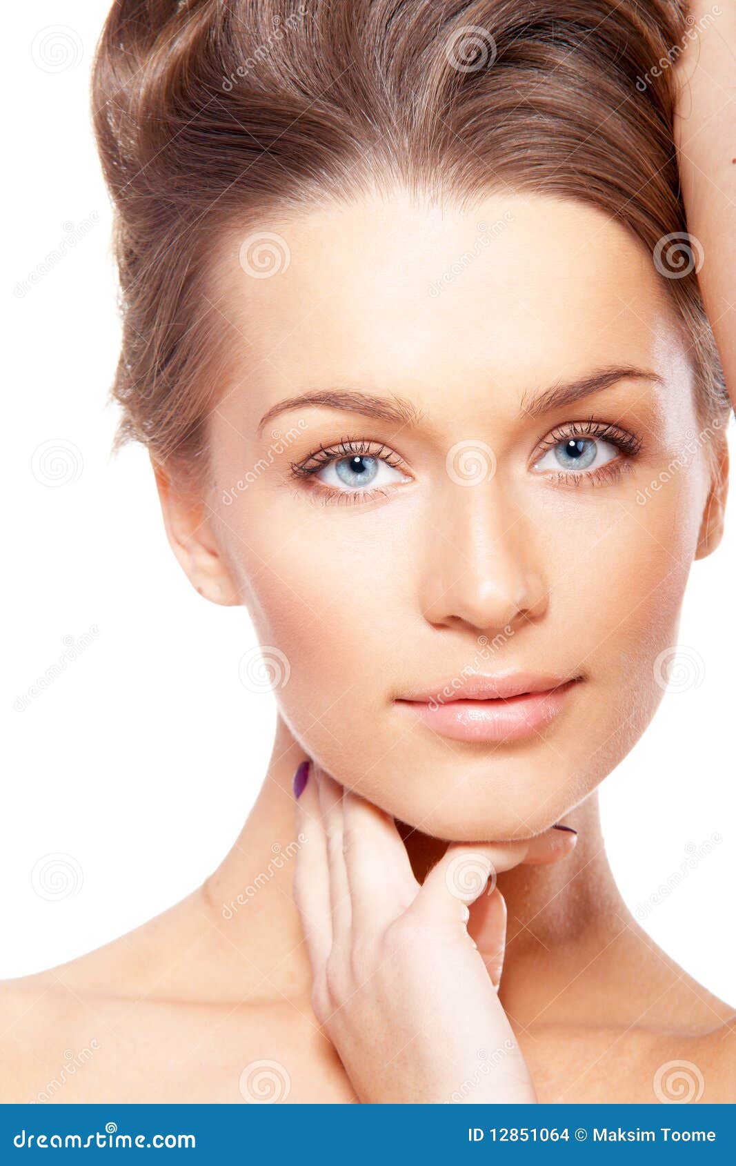 Pure beauty stock photo. Image of face, cheerful, elegance - 12851064