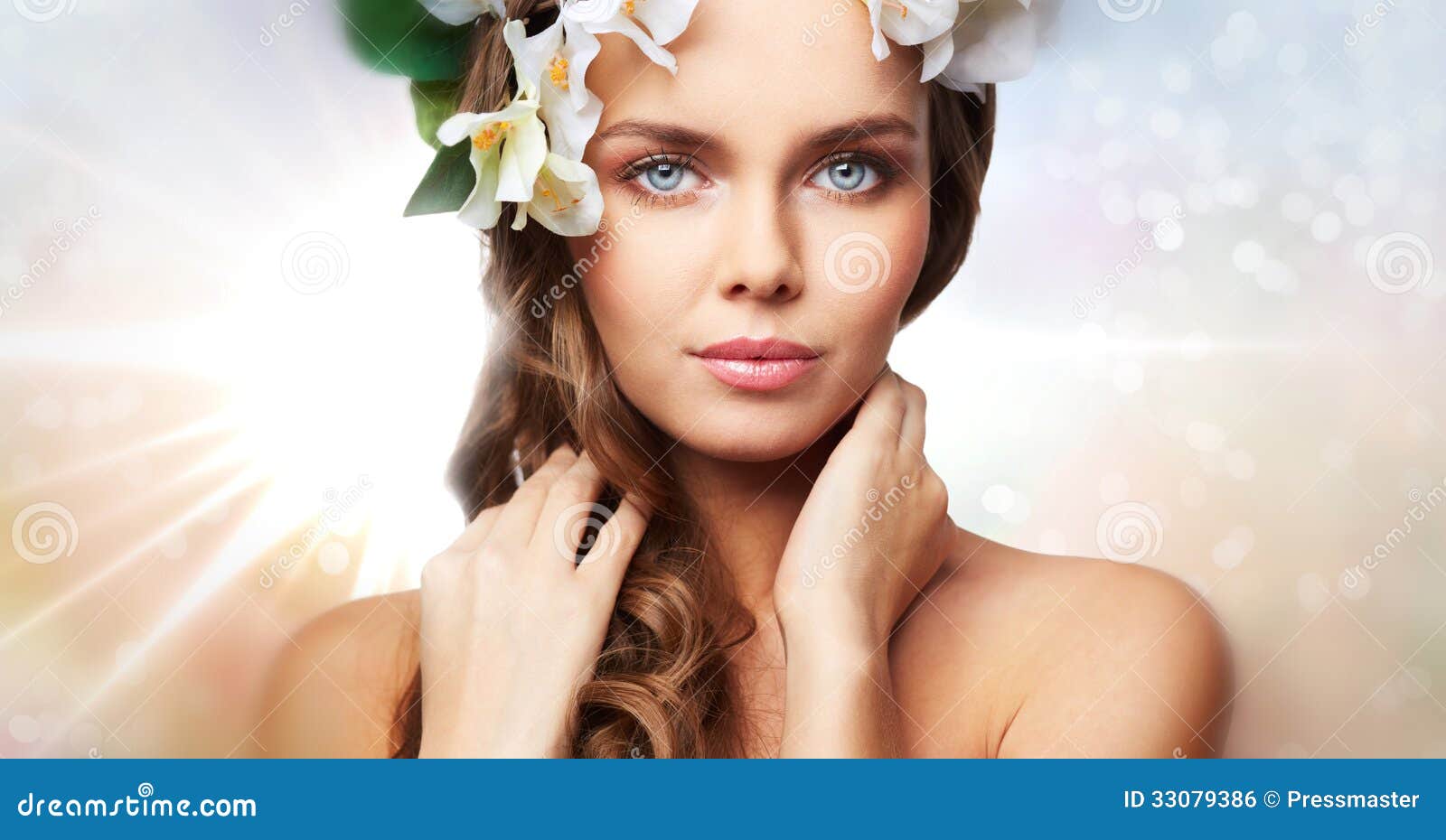 Pure beauty stock photo. Image of hairdo, female, gorgeous - 33079386