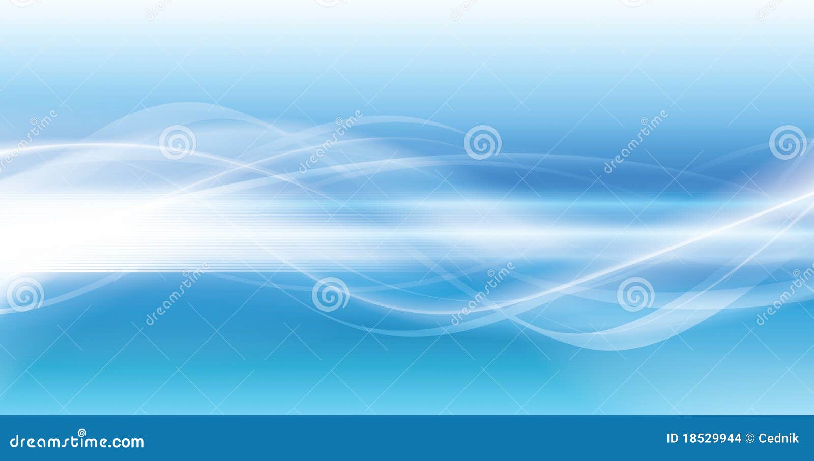 Pure blue energy flows stock vector. Illustration of concept - 18529944