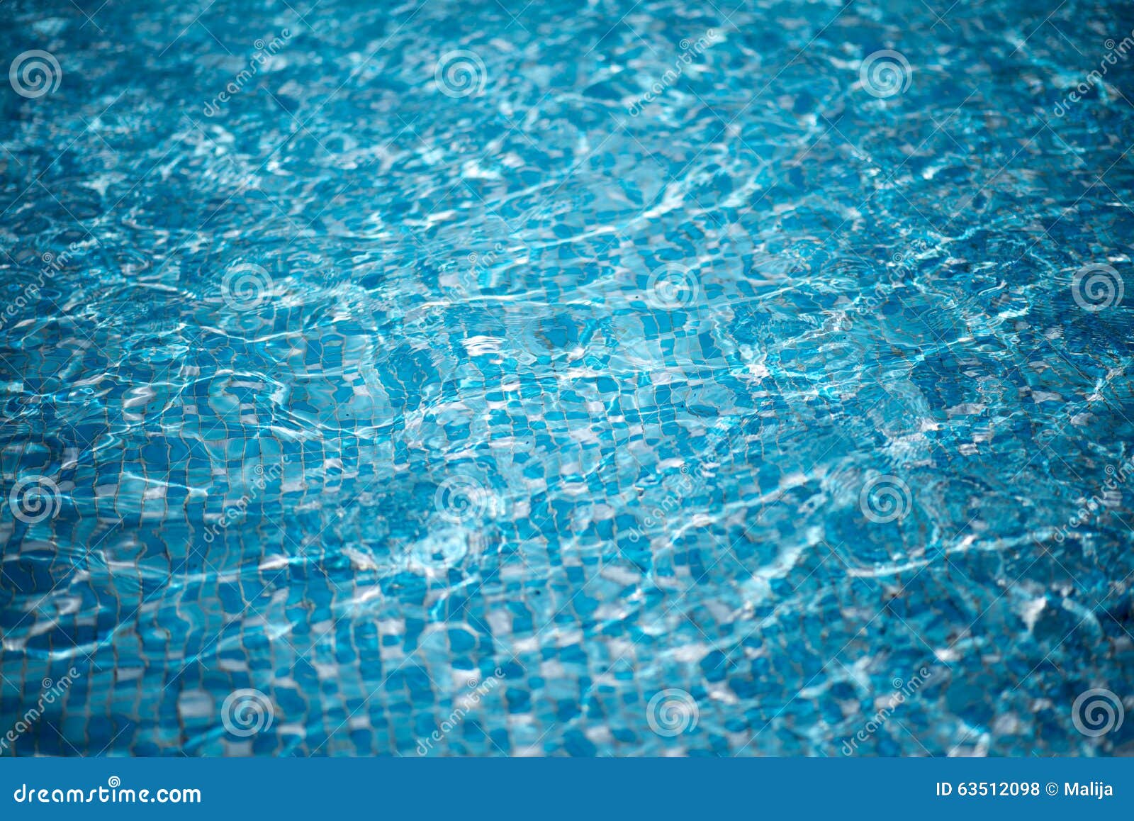Pure Blue Water in the Pool. Stock Photo - Image of reflect, ripple ...