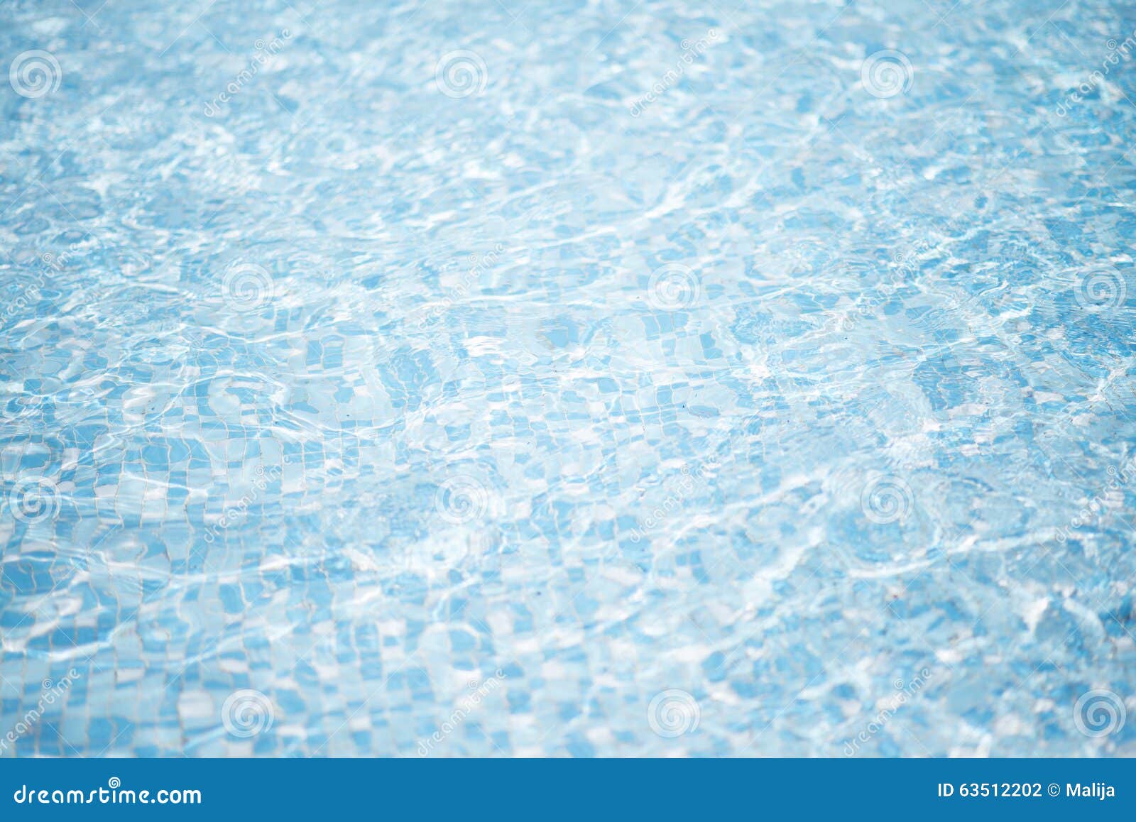 Pure Blue Water in the Pool. Stock Photo - Image of aqua, rippled: 63512202
