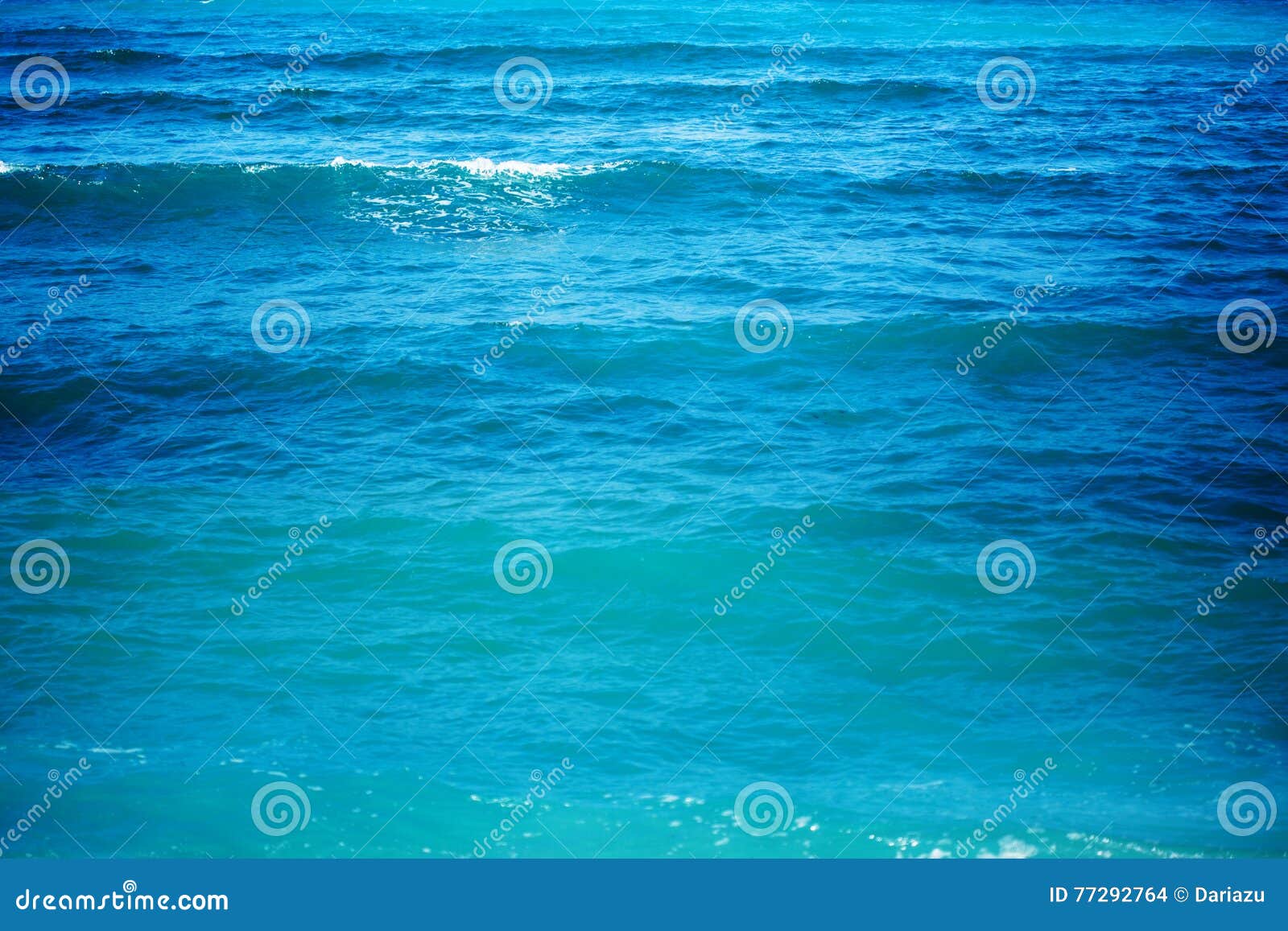 Pure Blue Water with Sea Wave Stock Photo - Image of ocean, purity ...