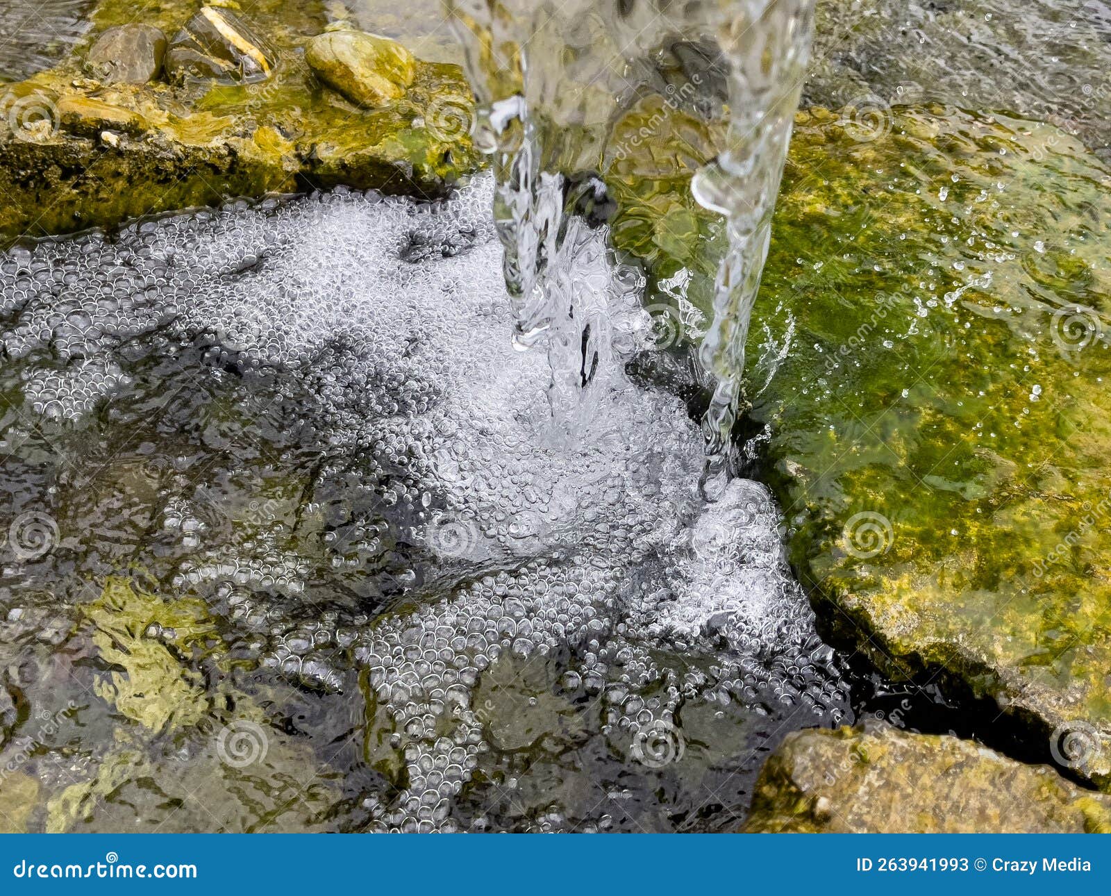 Pure, Clean and Drinkable Cold Water Stock Image - Image of valuable ...